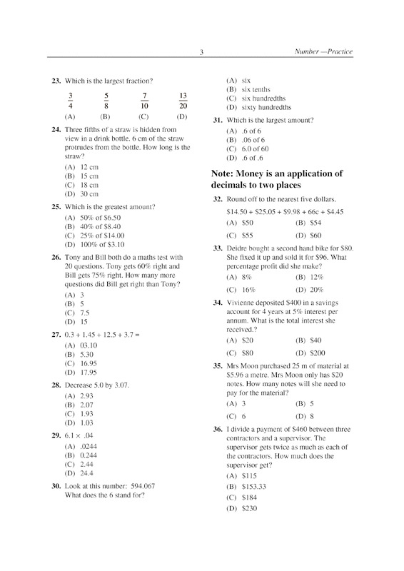 Excel Test Skills: Selective Schools & Scholarship Mathematics Tests ...